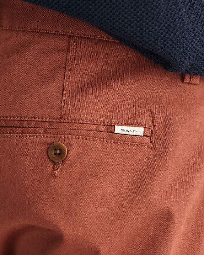 Regular Fit Twill Chinos - GANT