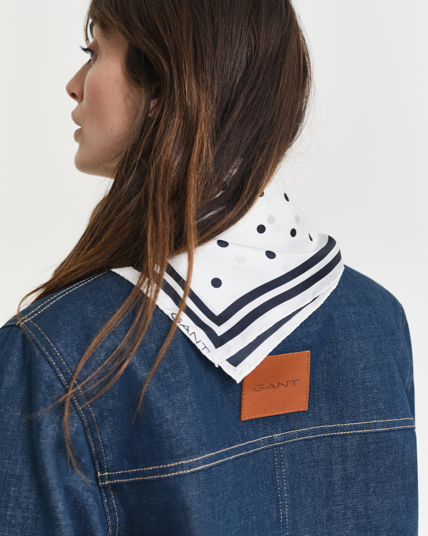 Dot Print Silk Scarf - GANT