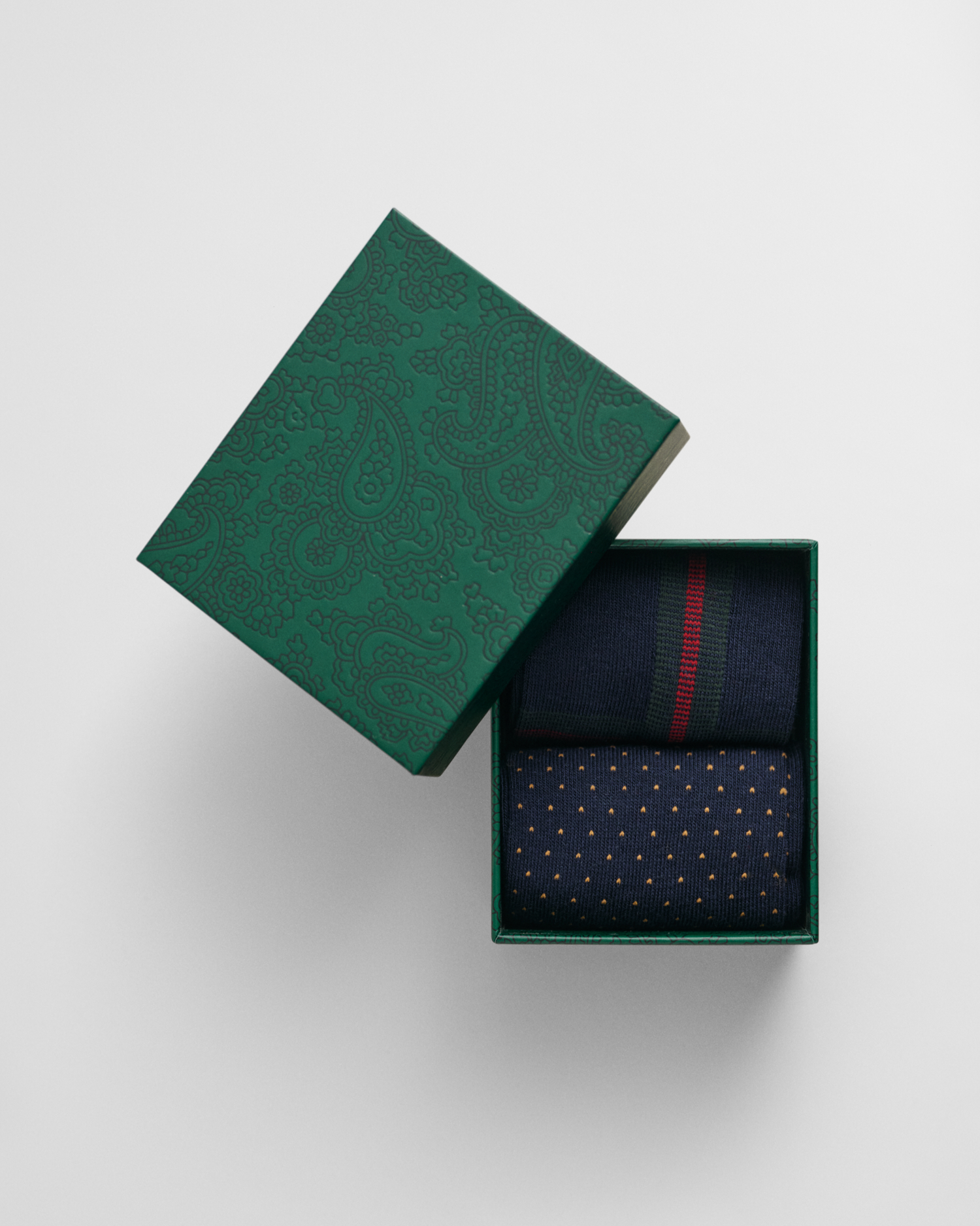2-Pack Checked & Dotted Socks Gift Box - GANT