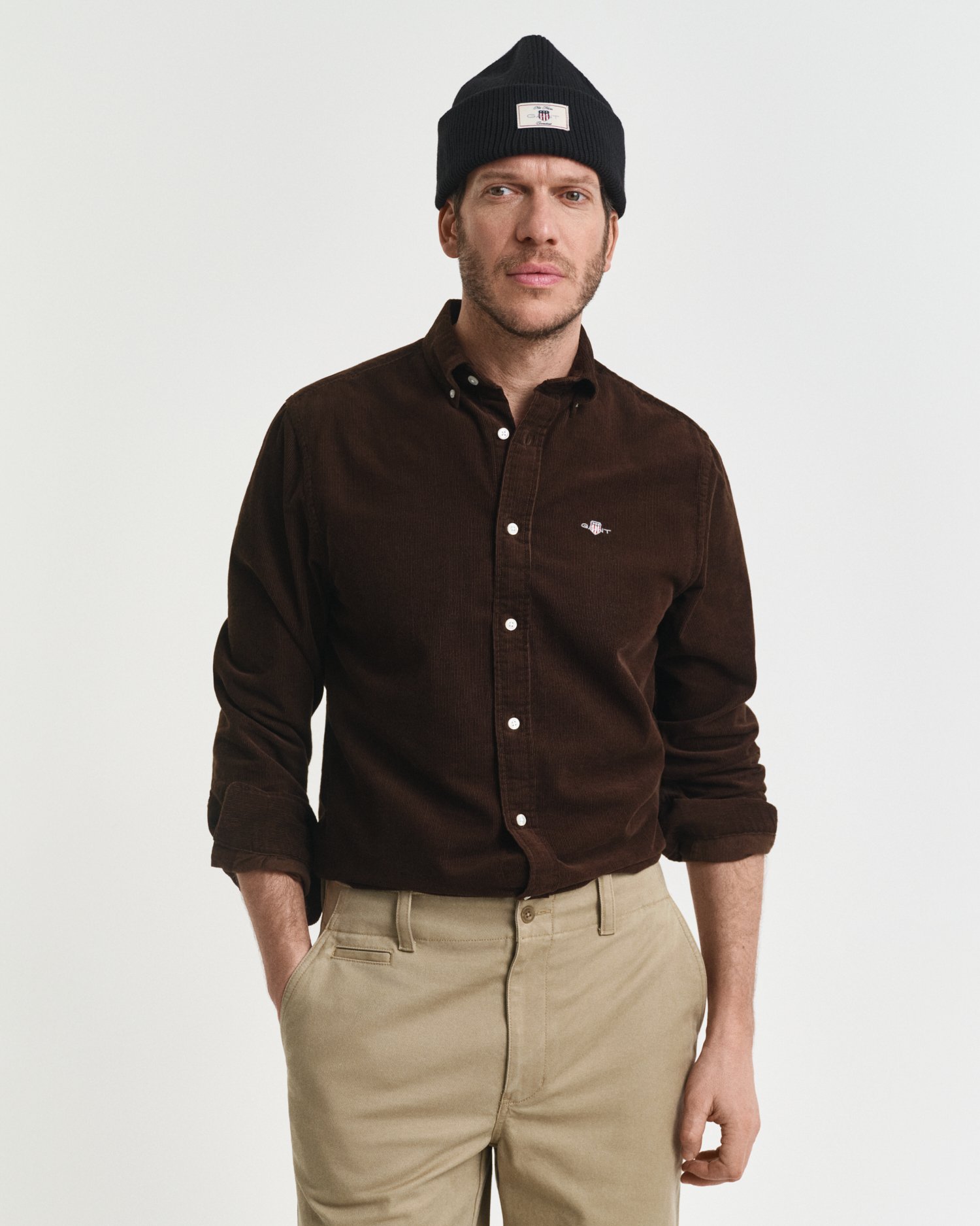 Regular Fit Cotton Corduroy Shirt - GANT