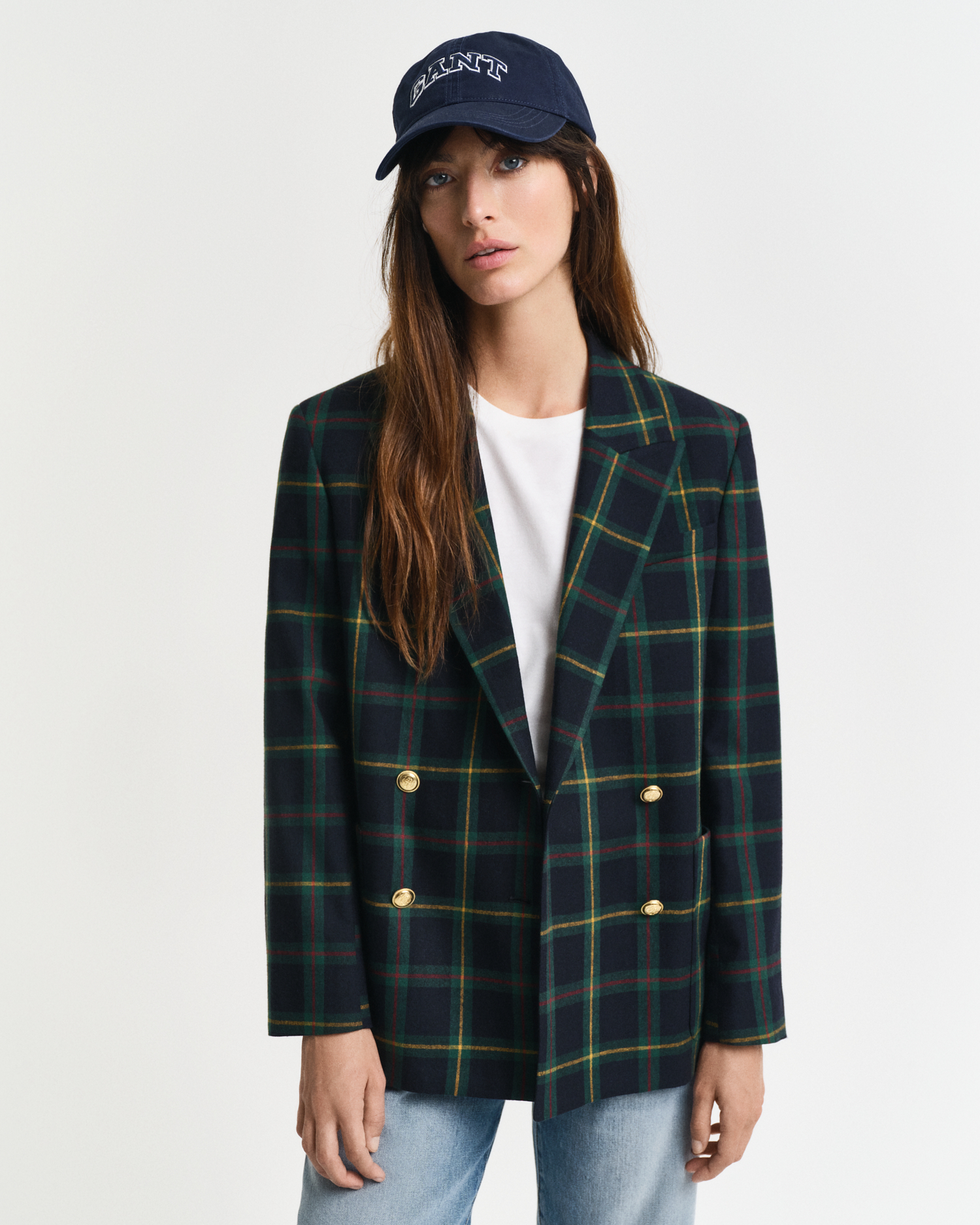 Regular Fit Checked Suit Blazer - GANT
