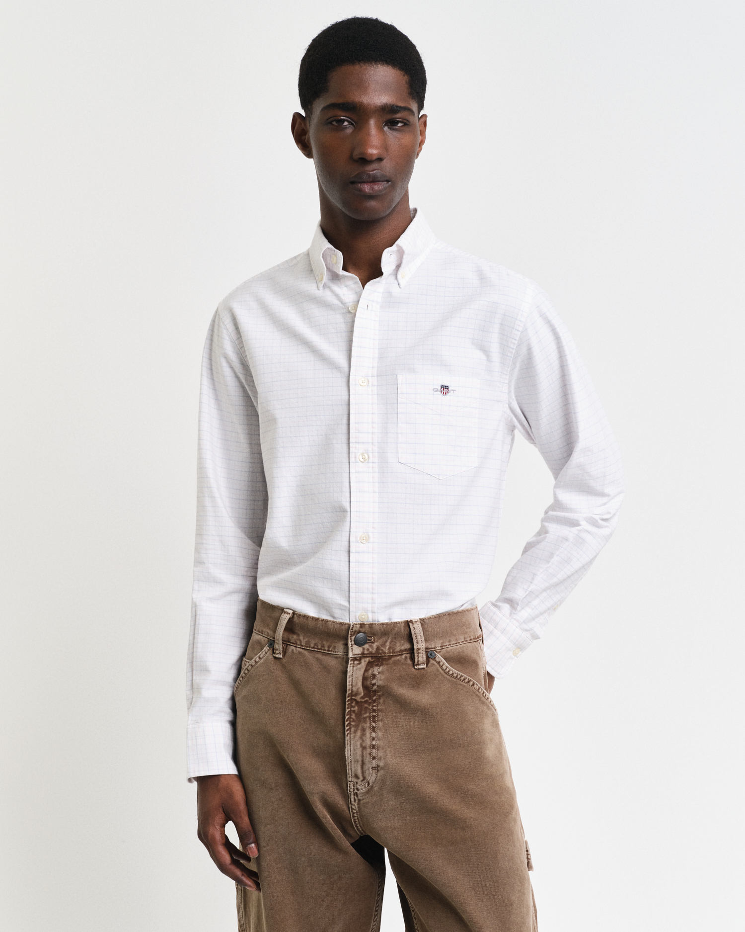 Regular Fit Tattersall Classic Oxford Shirt - GANT