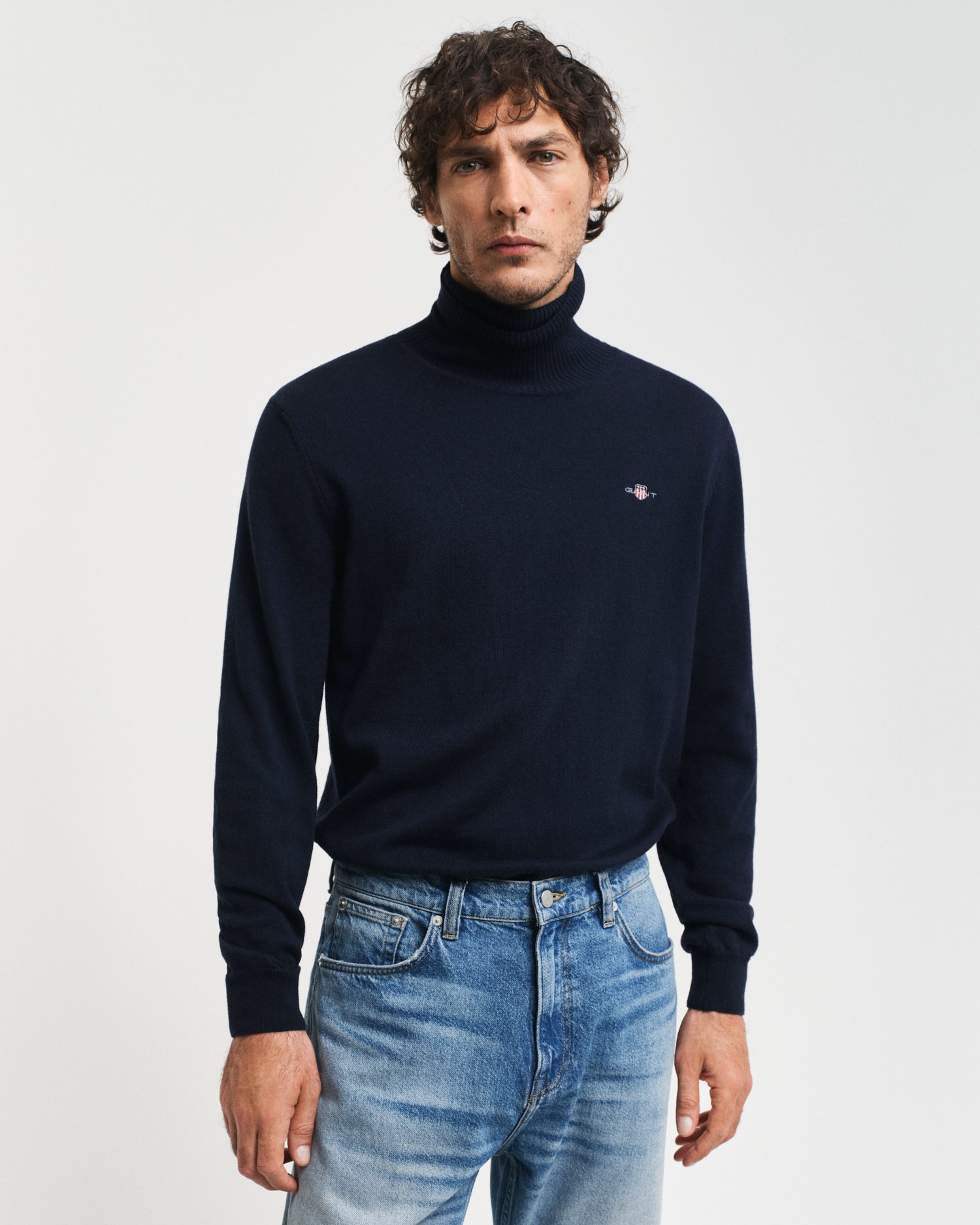 Cotton Wool Turtleneck Sweater - GANT