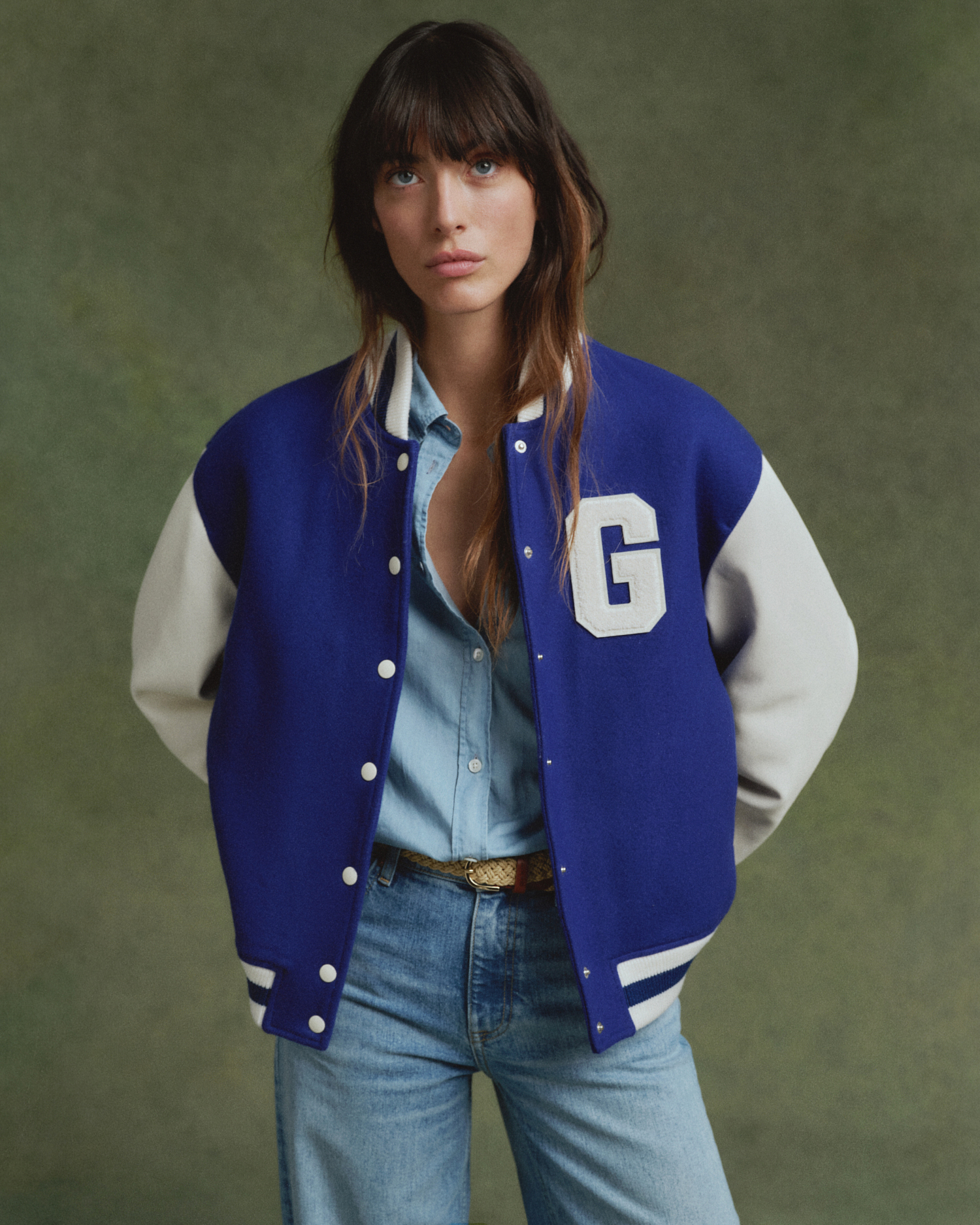 Leather Mix Varsity Jacket - GANT