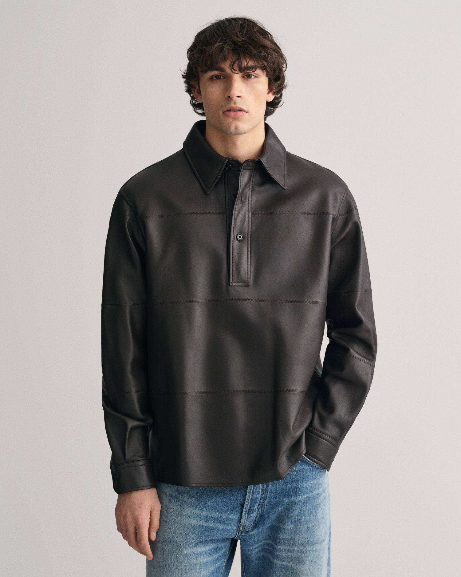 Leather Heavy Rugger - GANT