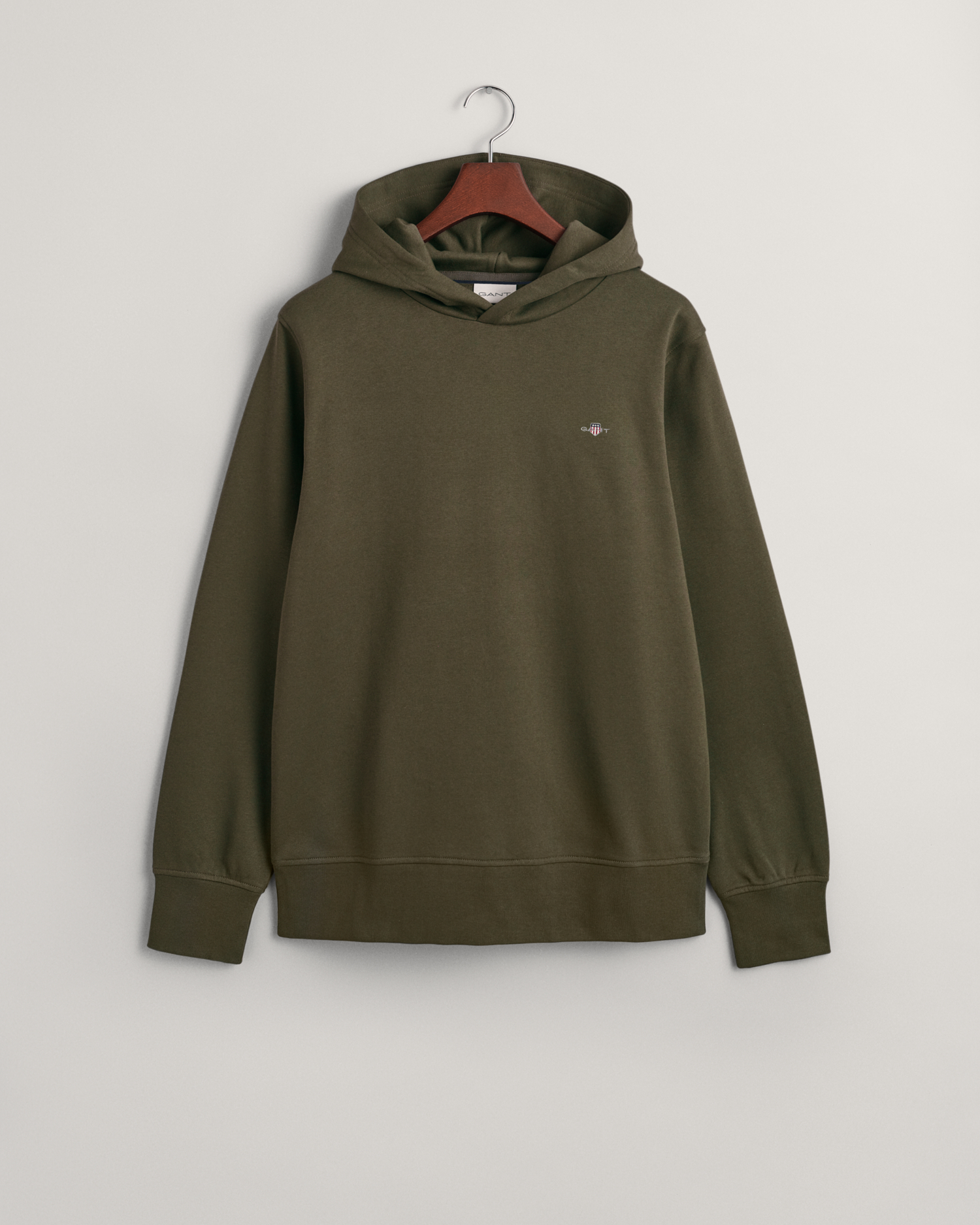 Seasonal Essential Embroidered Archive Shield Hoodie - GANT